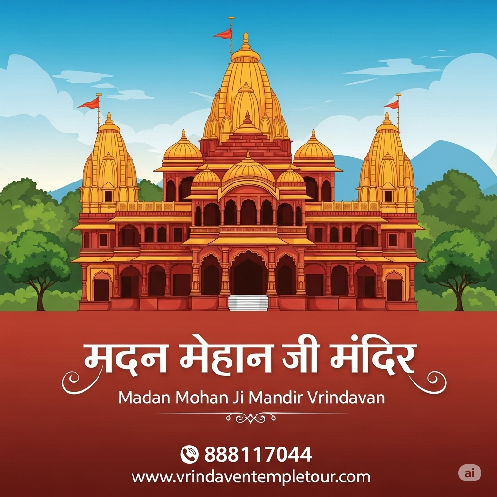 Madan Mohan Ji Mandir Vrindavan | Timings | History & Aarti