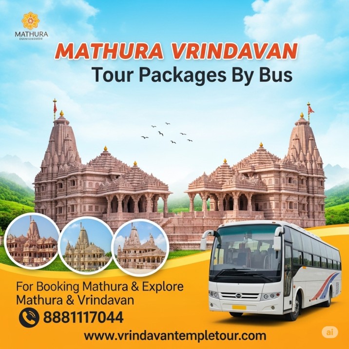 Mathura Vrindavan Tour Packages By Bus | By Train | By Car And Taxi